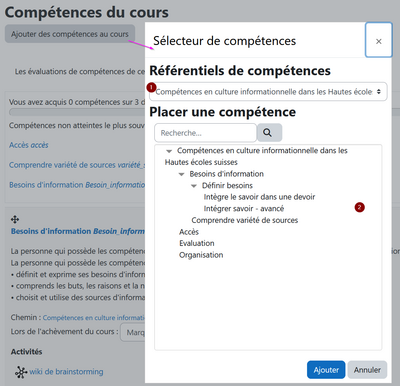 Outils compétences dans Moodle — EduTech Wiki