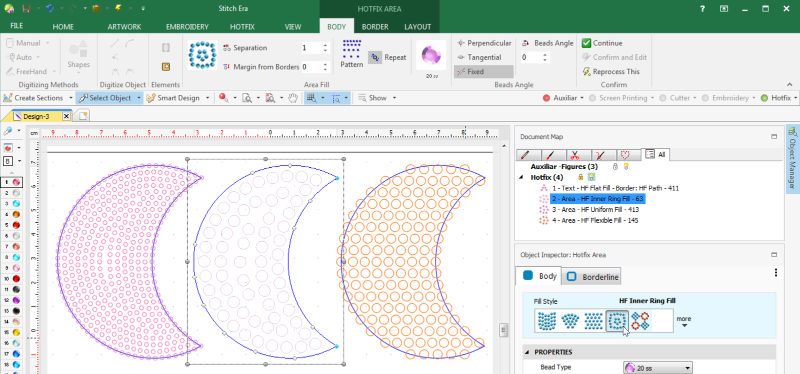 Stitch Era - creating hot fix designs - EduTech Wiki