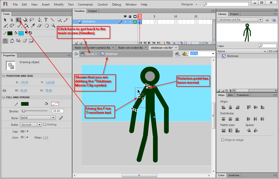 Flash frame-by-frame animation tutorial - EduTech Wiki